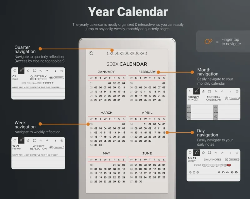 ReMarkable Paper Pro Move Daily Journal 2026-2027 - Designed By ...